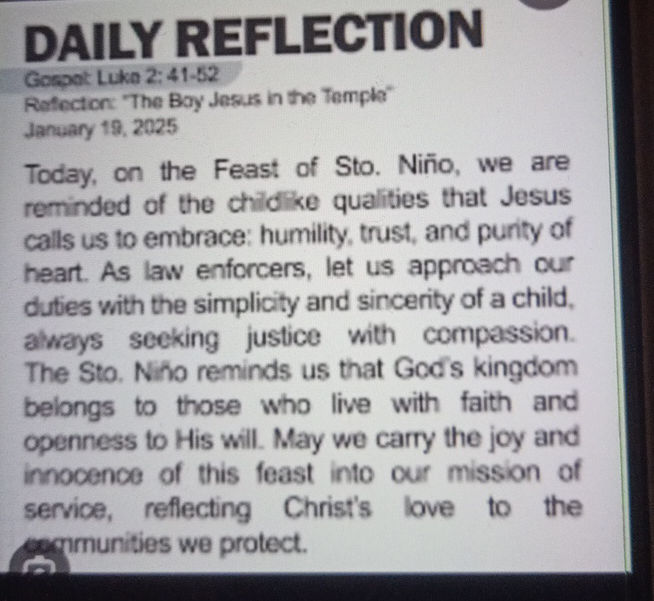 DAILY REFLECTION Gospel Luke 241-52 | StudyX