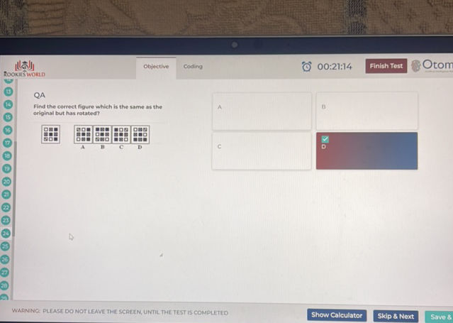 Find the correct figure which is the same as | StudyX