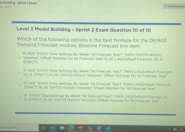 Level 2 Model Building - Sprint 2 Exam | StudyX