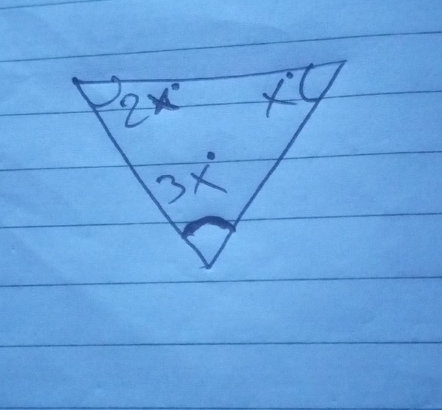 Find the value of x in the given triangle | StudyX