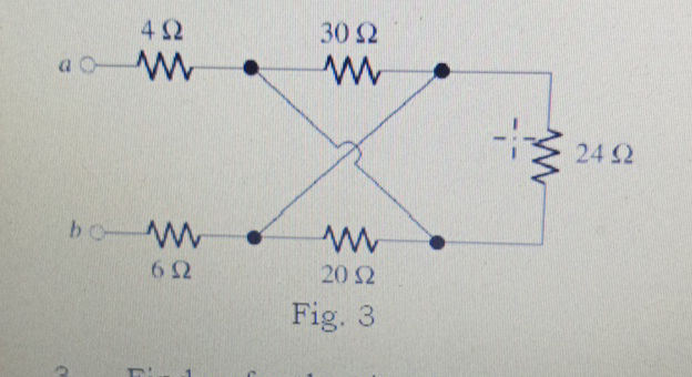 Find the equivalent resistance between | StudyX