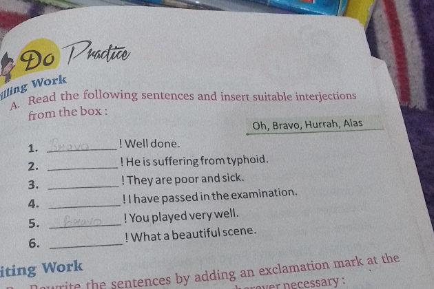 A Read the following sentences and insert | StudyX