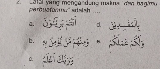 2 Latal yang mengandung makna dan bagimu | StudyX