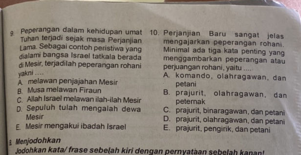 9 Peperangan dalam kehidupan umat Tuhan | StudyX