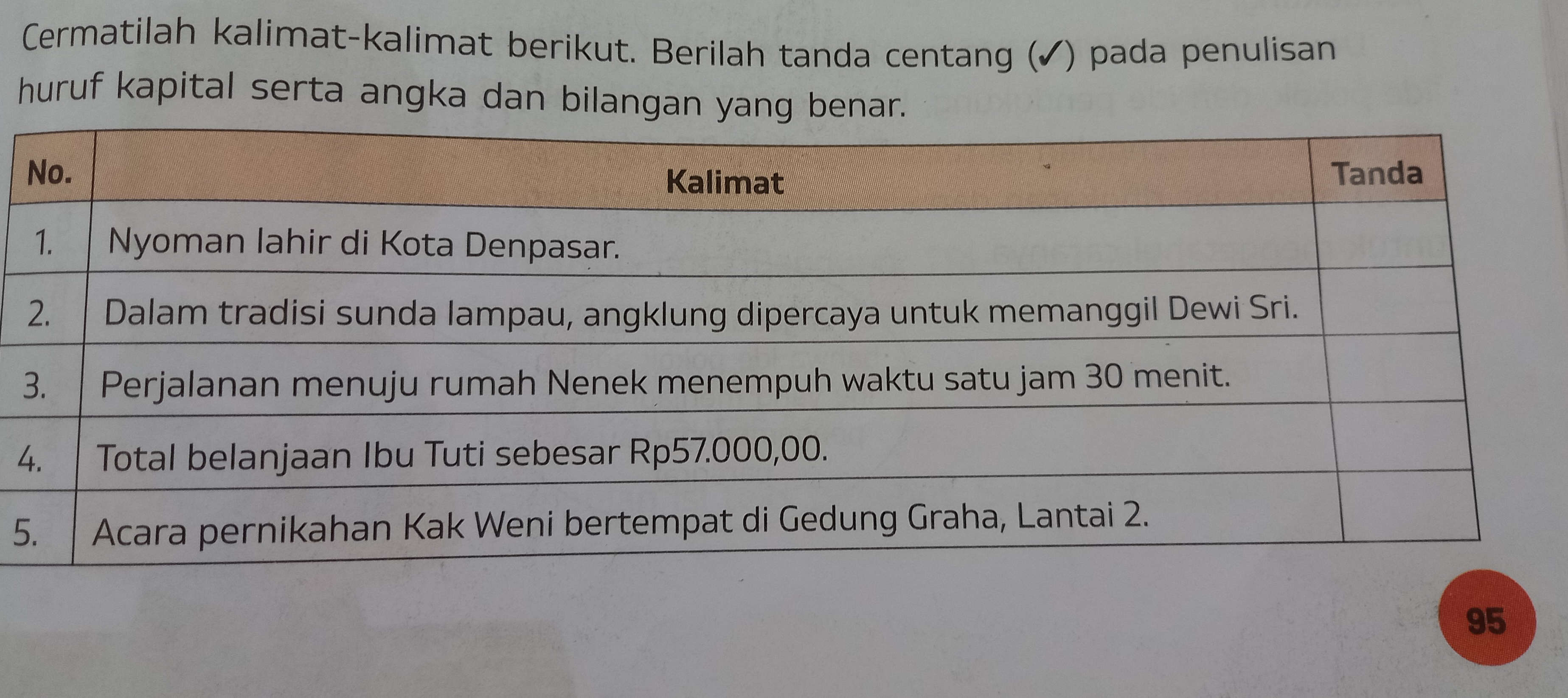 Cermatilah kalimat-kalimat berikut Berilah | StudyX
