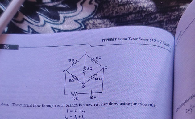 Ans The current flow through each branch is | StudyX