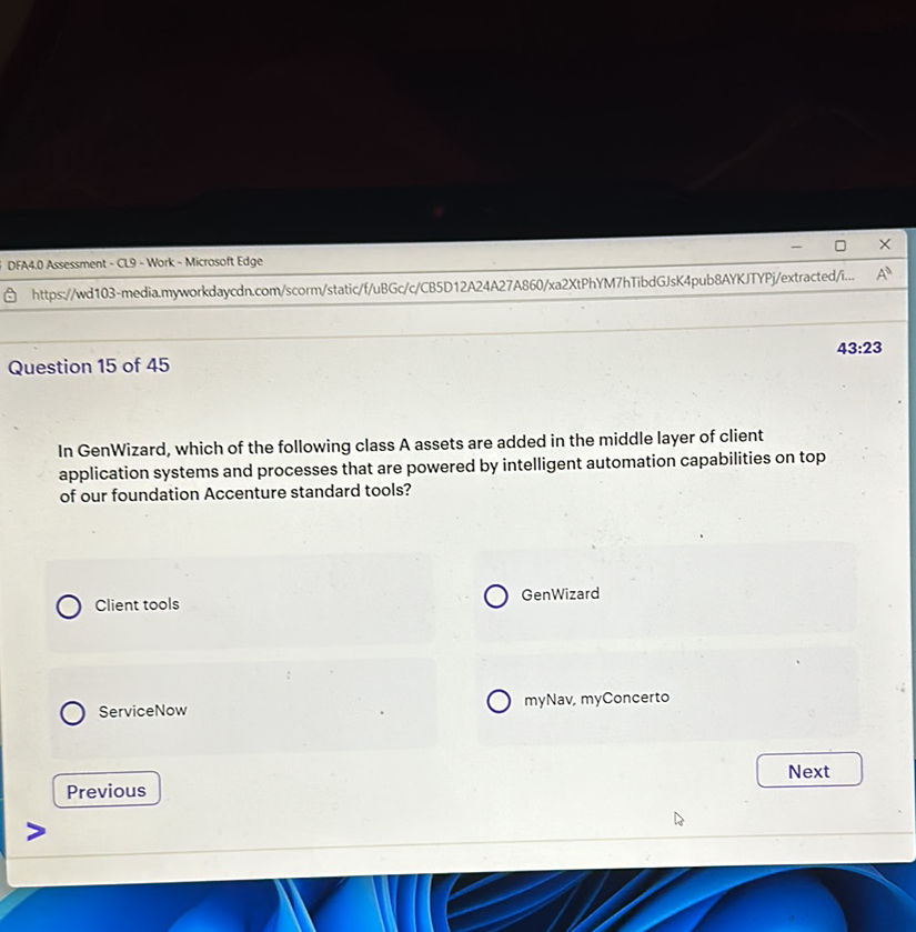 Question 15 of 45 In GenWizard which of the | StudyX