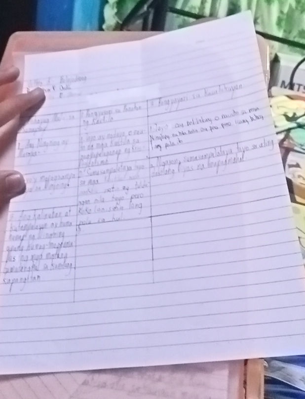 The image contains handwritten notes in | StudyX