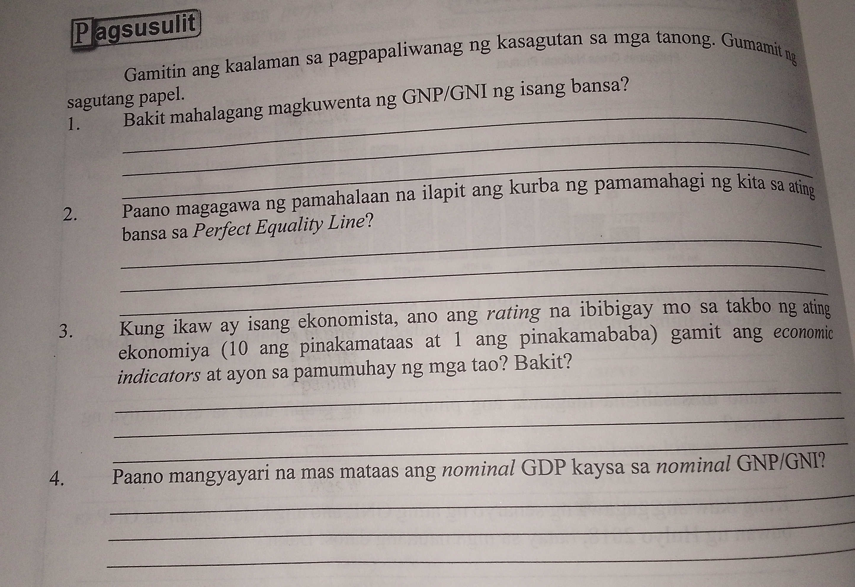 Pagsusulit Gamitin ang kaalaman sa | StudyX