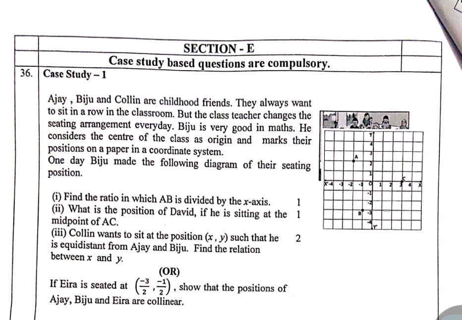 36 Case Study - 1 SECTION-E Case study based | StudyX