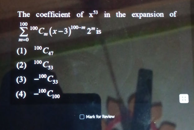 The coefficient of x53 in the expansion of | StudyX