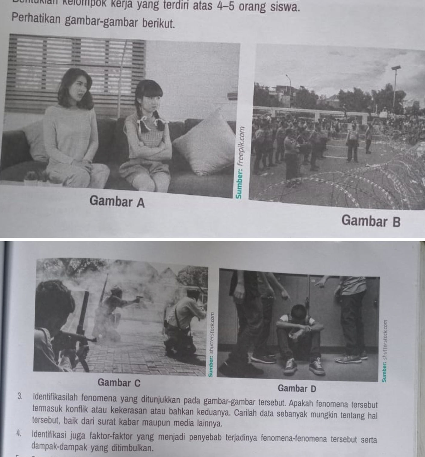 Perhatikan gambar-gambar berikut Gambar A | StudyX