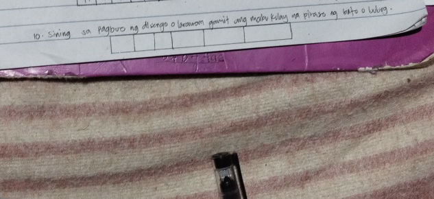 10 Sining sa pagbuo ng disenyo o larawan | StudyX