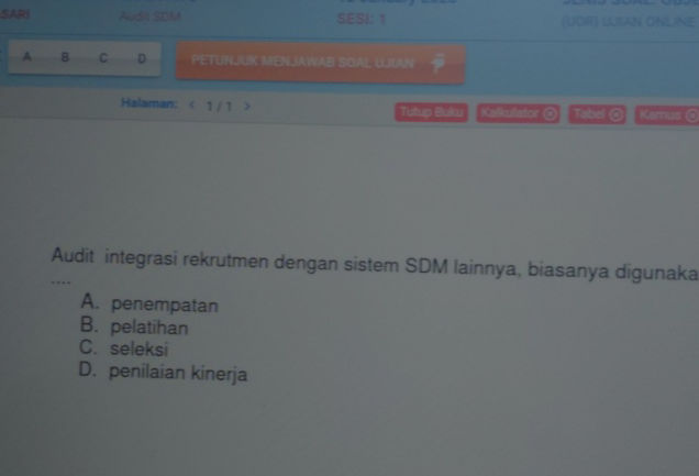 Audit integrasi rekrutmen dengan sistem SDM | StudyX