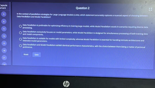 In the context of parallelism strategies for | StudyX