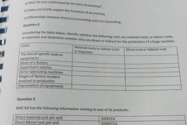 a) What do you understand by the term | StudyX