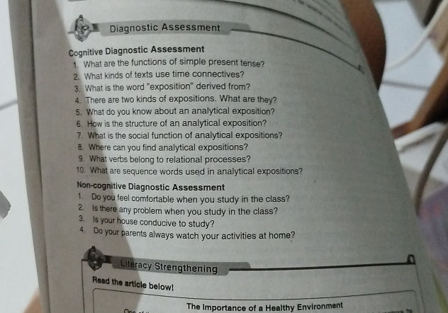 Diagnostic Assessment Cognitive Diagnostic | StudyX