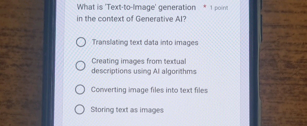 What is Text-to-Image generation in the | StudyX