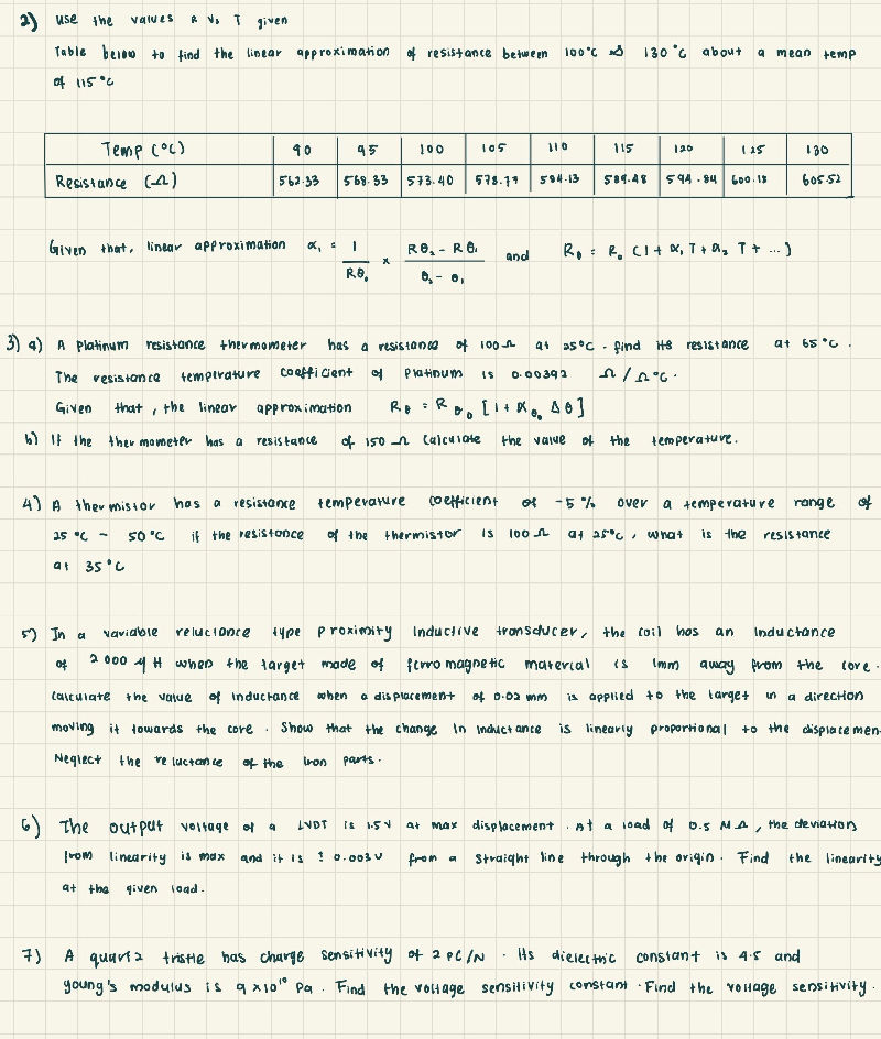 2) use the values R0 V0 I given Table below | StudyX