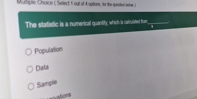 Multiple Choice (Select 1 out of 4 options | StudyX