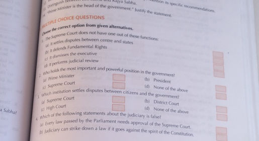 MULTIPLE CHOICE QUESTIONS Choose the correct | StudyX