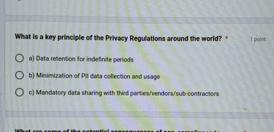 What is a key principle of the Privacy | StudyX