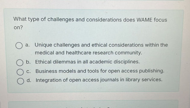 What type of challenges and considerations | StudyX