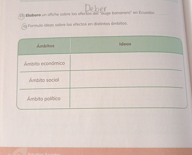 15 Elaboro un afiche sobre los efectos del | StudyX