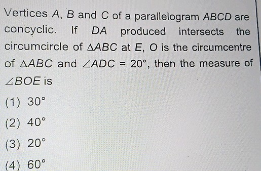 Vertices A B and C of a parallelogram ABCD | StudyX