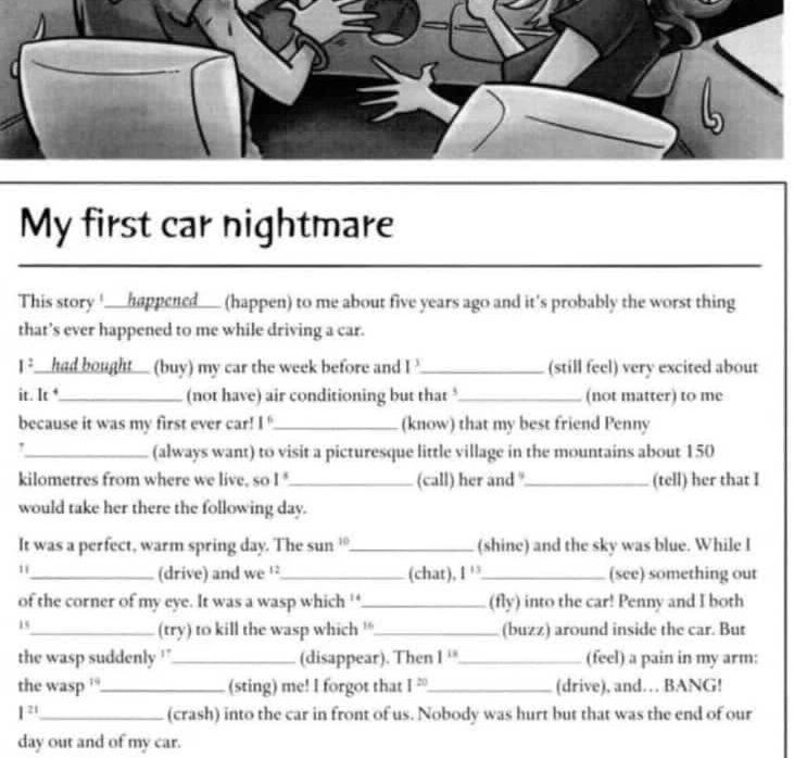 My first car nightmare This story happened | StudyX