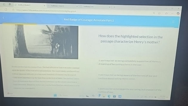 How does the highlighted selection in the | StudyX