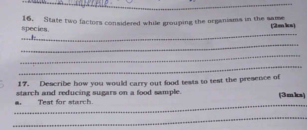 16 State two factors considered while | StudyX