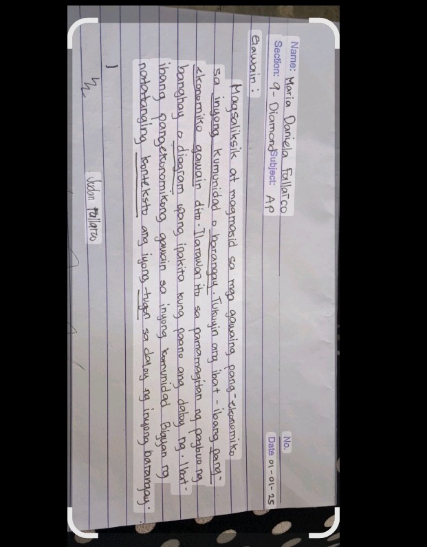 Magsaliksik at magmasid sa mga gawaing | StudyX