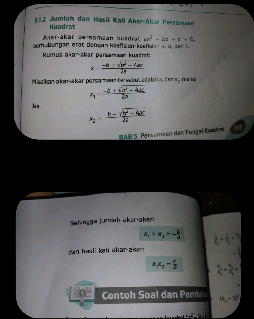 512 Jumlah dan Hasil Kali Akar-Akar | StudyX