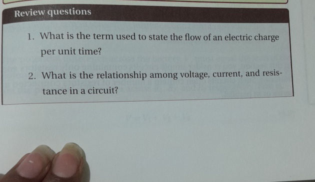 Review questions 1 What is the term used to | StudyX