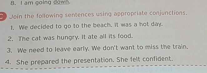 Join the following sentences using | StudyX