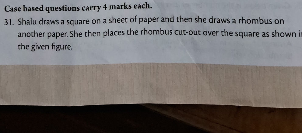 Case based questions carry 4 marks each 31 | StudyX