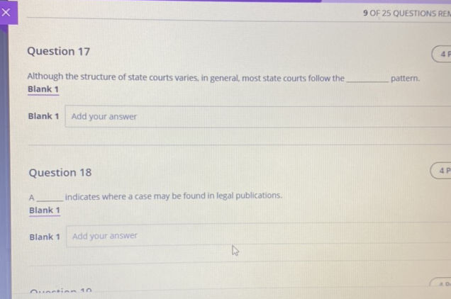 Question 17 Although the structure of state | StudyX