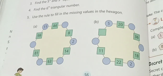 5 Use the rule to fill in the missing values | StudyX