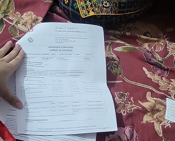 Department of Neurology SUMMARY ON DISCHARGE | StudyX