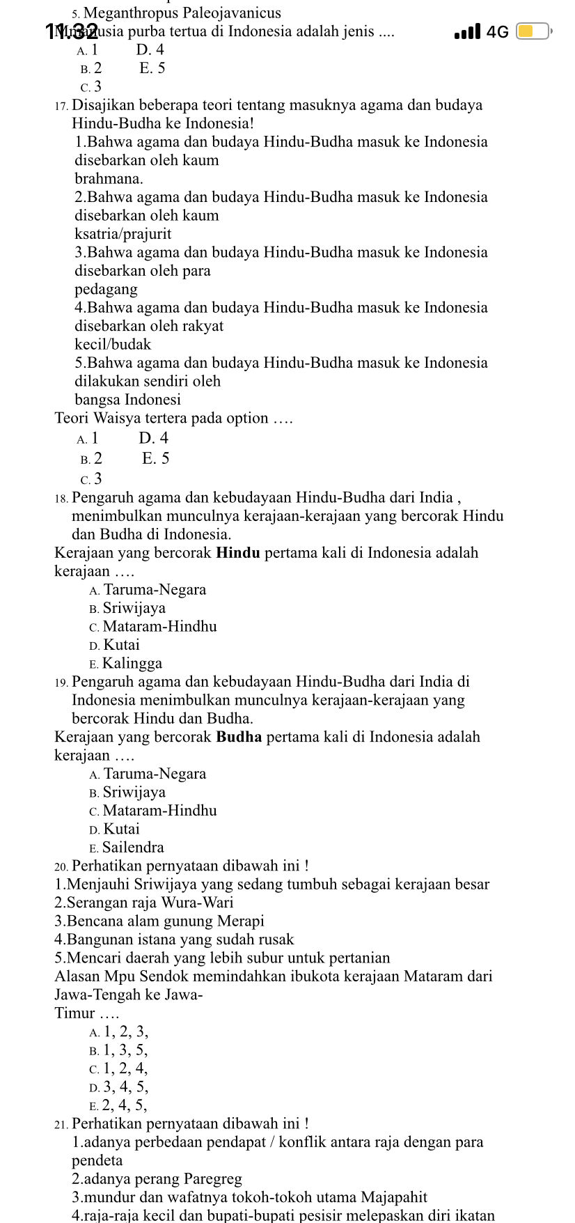 5 Meganthropus Paleojavanicus 1Mmusia purba | StudyX