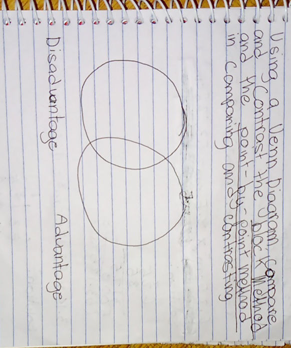 2 Using a Venn Diagram compare and contrast | StudyX