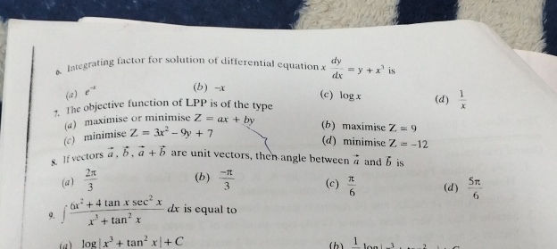 Integrating factor for solution of | StudyX