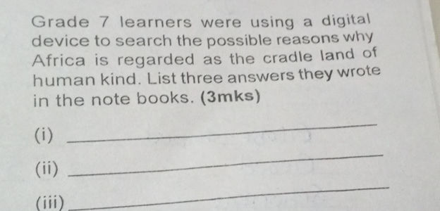 Grade 7 learners were using a digital device | StudyX