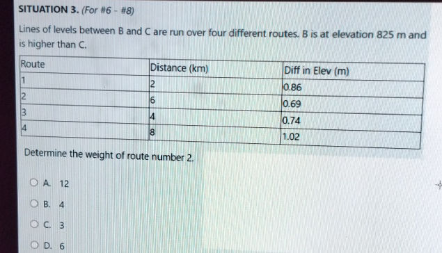 SITUATION 3 (For 6-8) Lines of levels | StudyX
