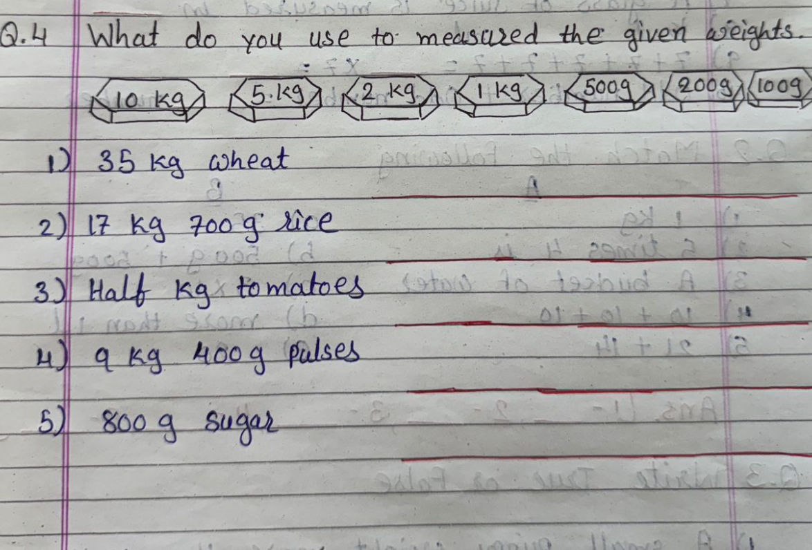 Q4 What do you use to measured the given | StudyX
