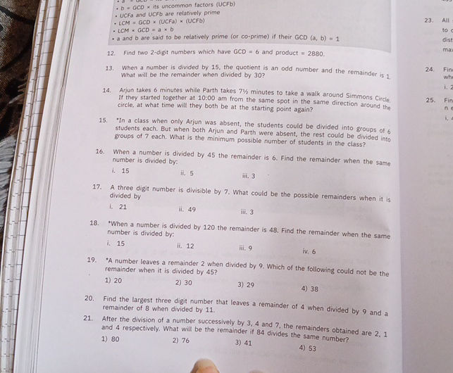 12 Find two 2-digit numbers which have GCD = | StudyX