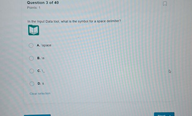 Question 3 of 40 Points 1 In the Input Data | StudyX
