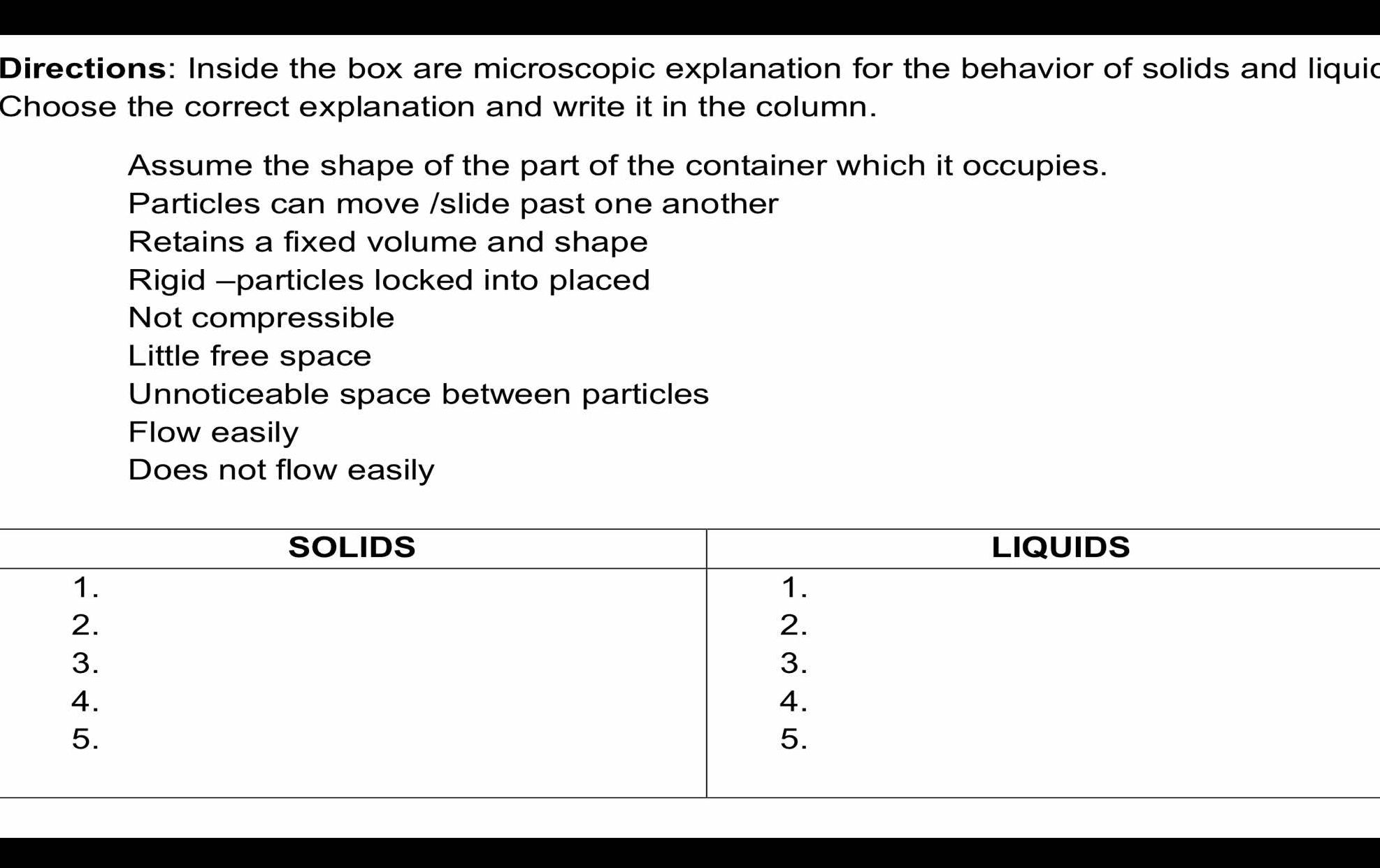 Directions Inside the box are microscopic | StudyX
