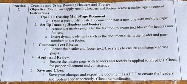 Practical Creating and Using Running Headers | StudyX